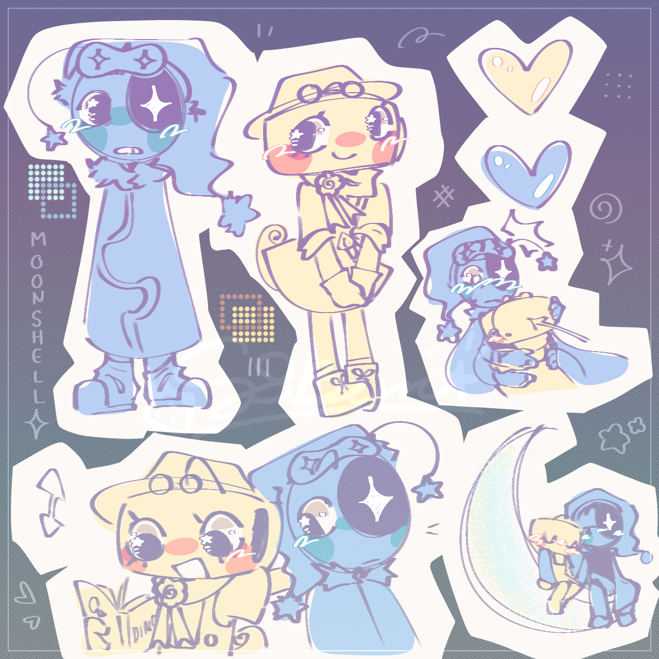 🌙MoonShell doodles!🐚 - ibisPaint