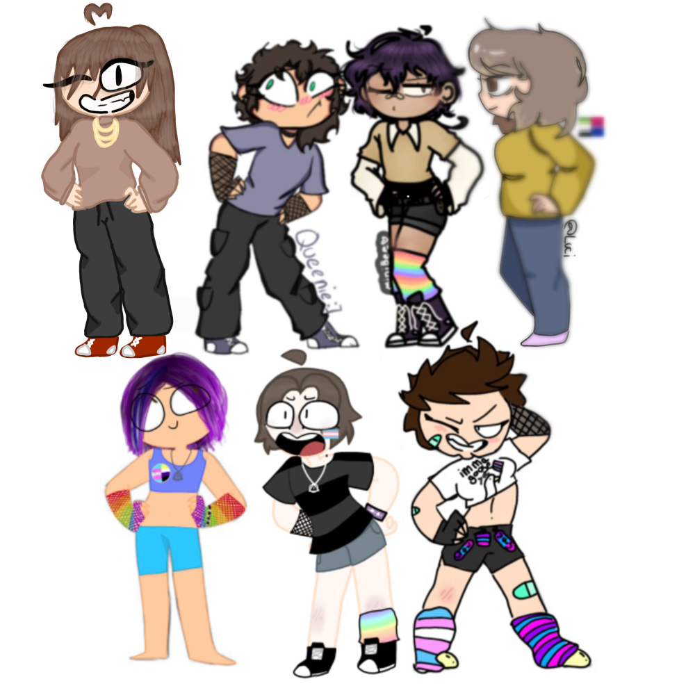 Little doodle with drawing base(LUCI) - ibisPaint