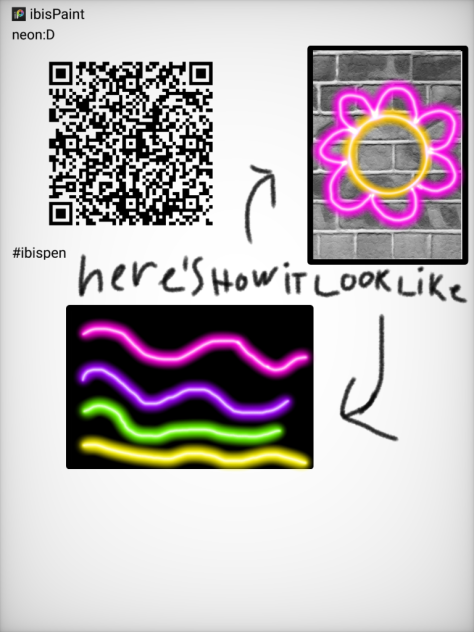 neon brush - ibisPaint