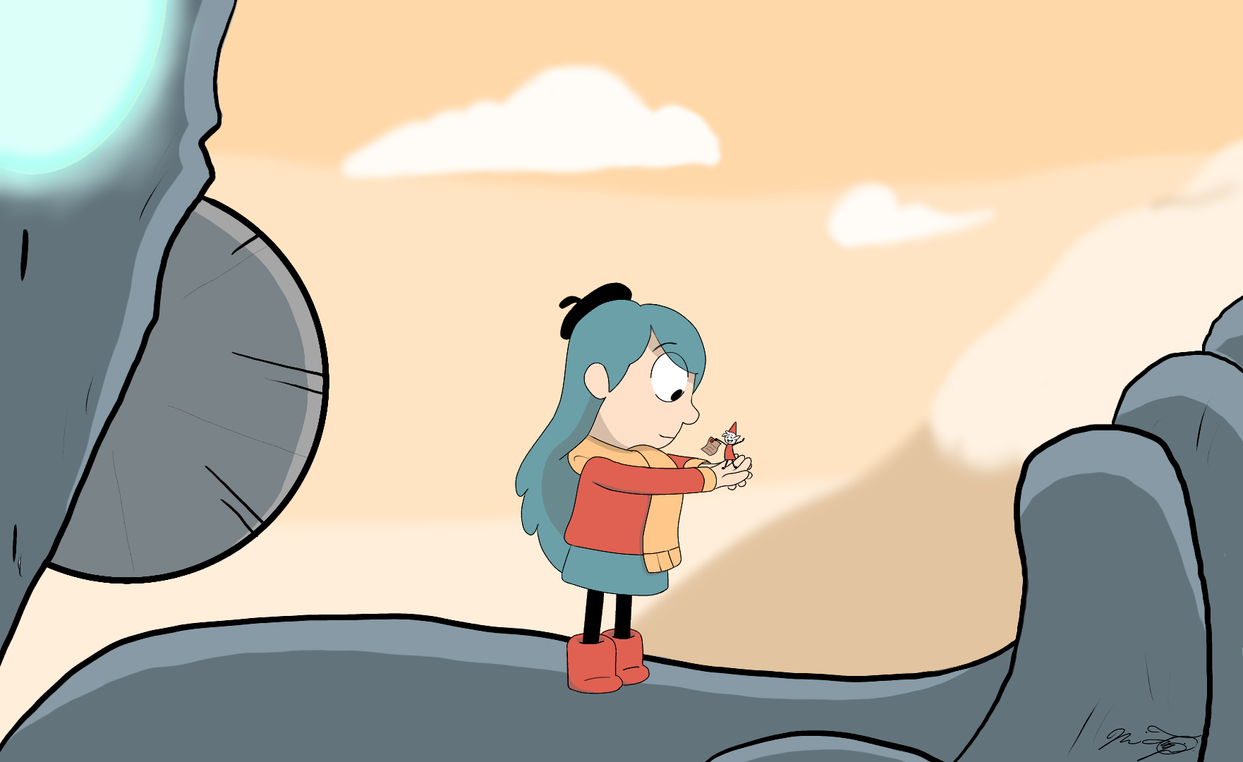 Small World, Hilda, Alfur, and Jorgen - ibisPaint