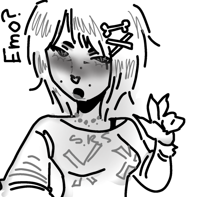 Emo girl!! - ibisPaint