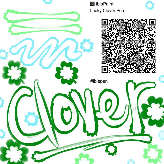 Lucky Clover Pen - ibisPaint