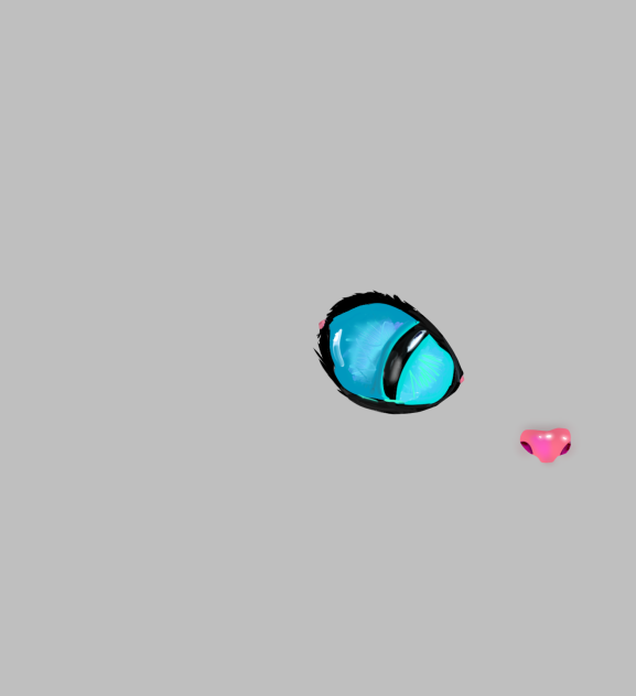 Cat eyes (blue) - ibisPaint