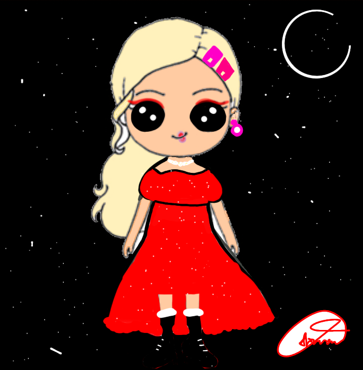 Stacy Christmas dress - ibisPaint