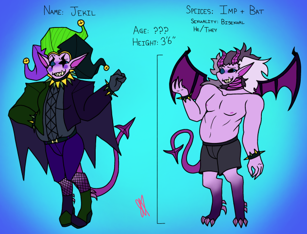 Jekil - PUNKRUNE - Punk!Jevil - ibisPaint