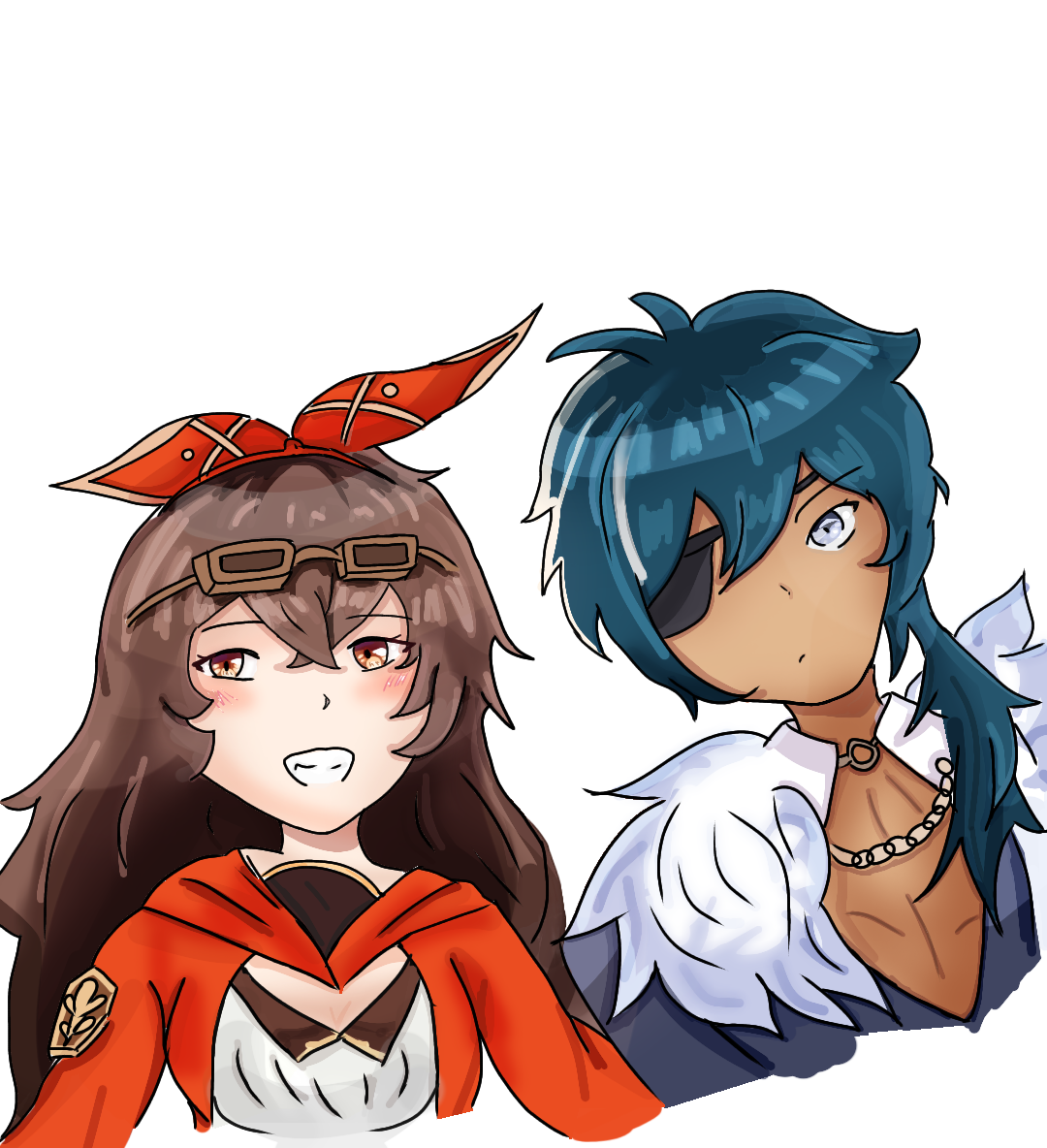 Amber & Kaeya - ibisPaint