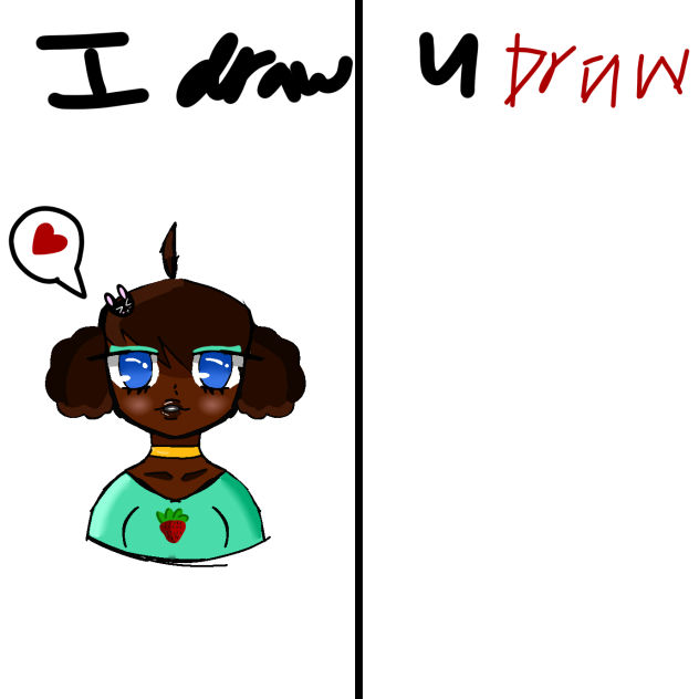 I draw u draw with me - ibisPaint