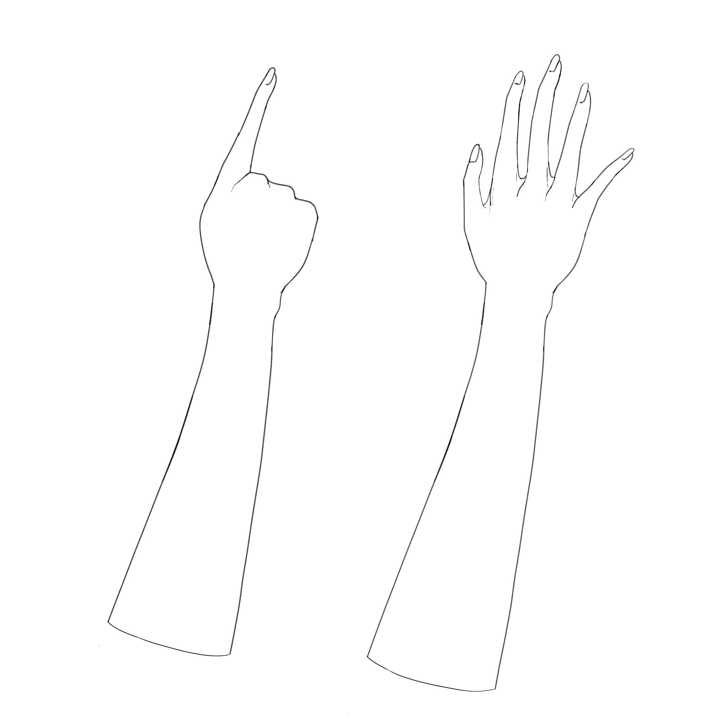 Cheering Hand a1 - ibisPaint