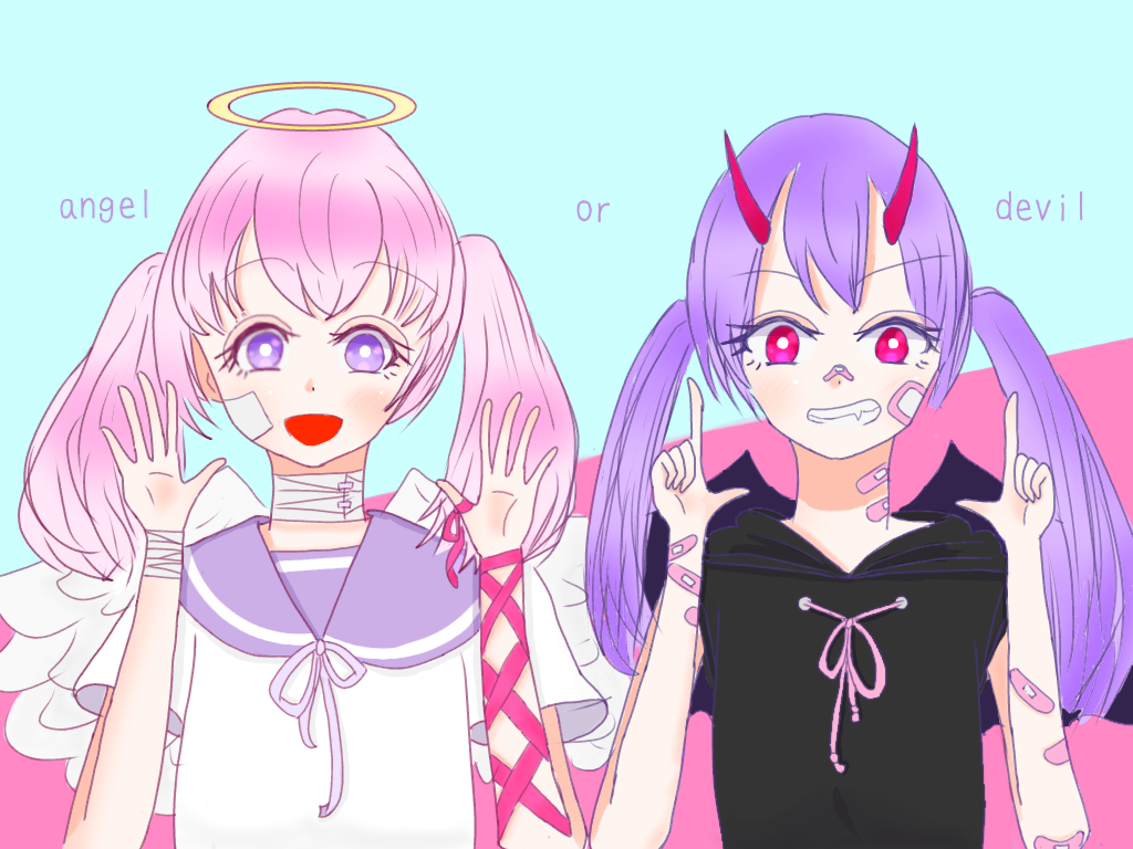 angel or devil - ibisPaint