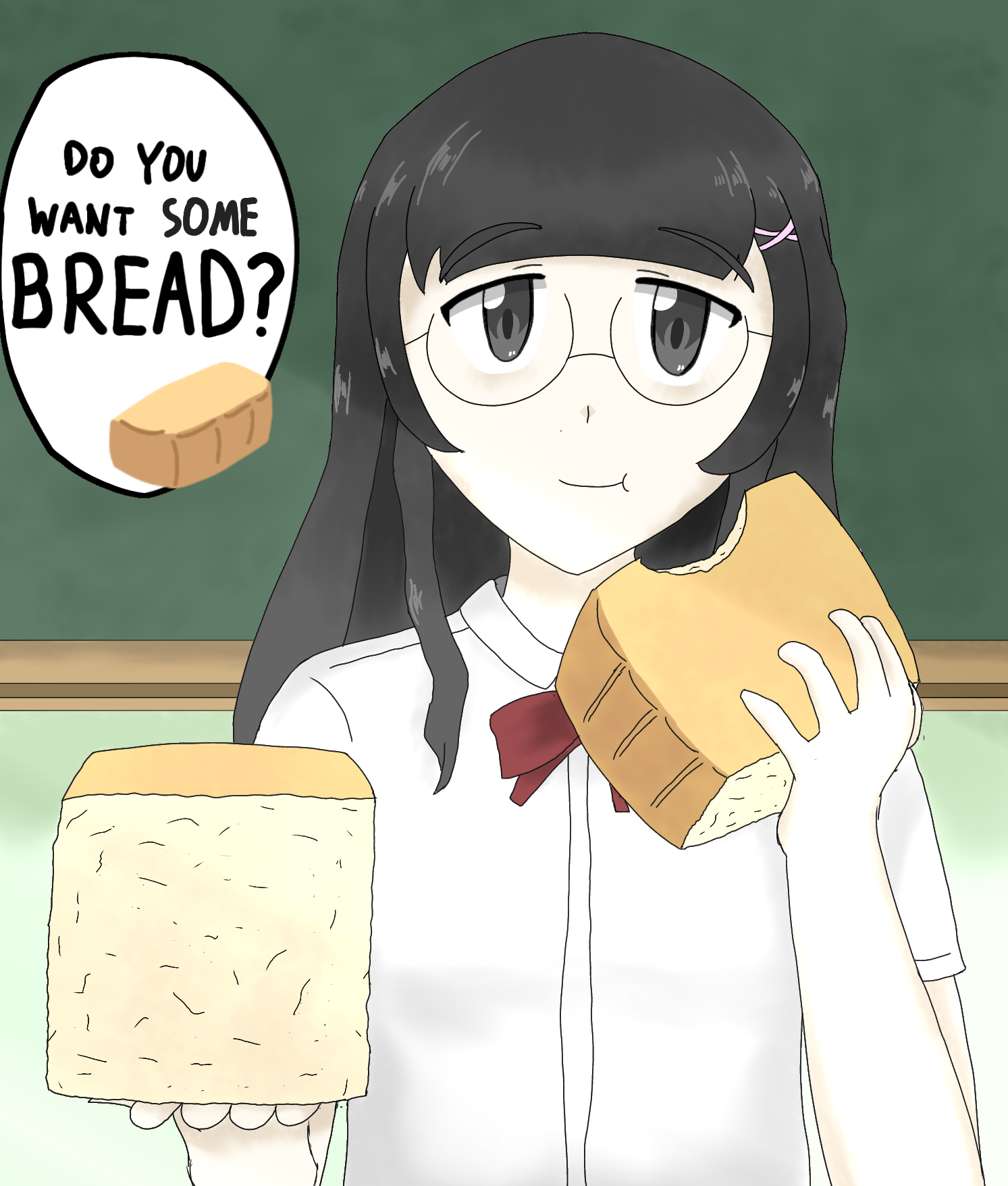 「The Bread Girl」 - ibisPaint