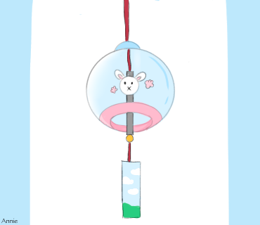 Japanese wind chimes - ibisPaint