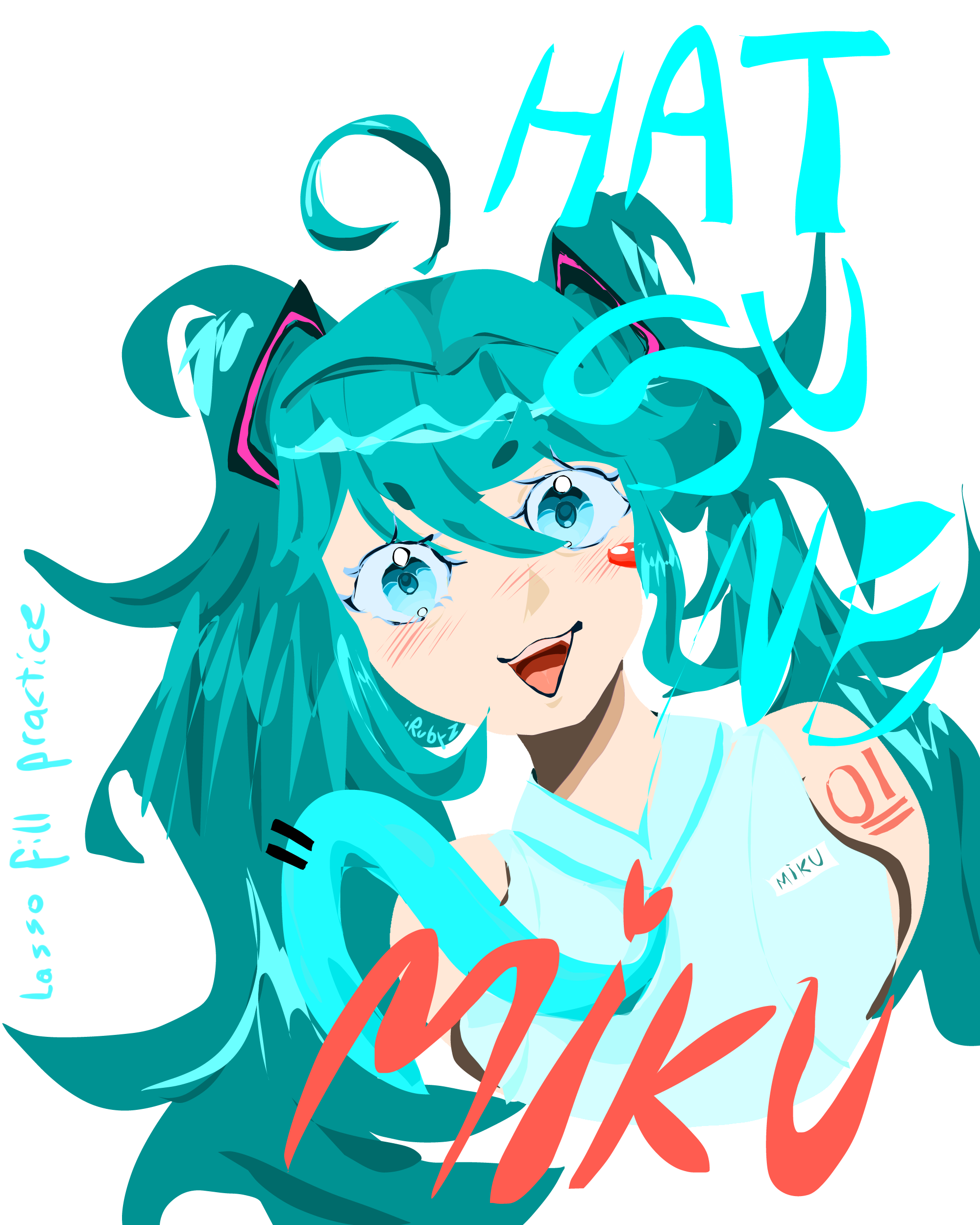 lasso fill practice - ibisPaint