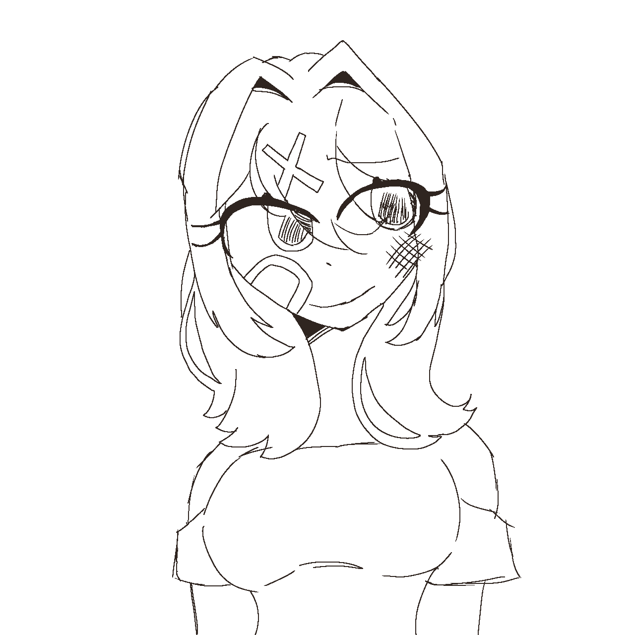 random ahh sketch - ibisPaint