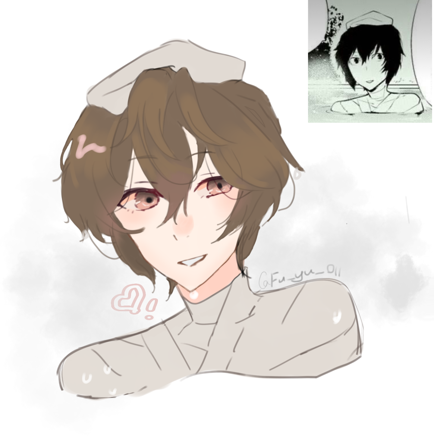 温泉 , Dazai redraw (updated ver.) - ibisPaint