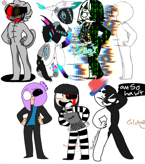 Half corrupted collab (｡’ ’｡)♡ - ibisPaint