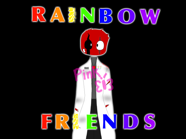 Red RAINBOW FRIENDS - ibisPaint