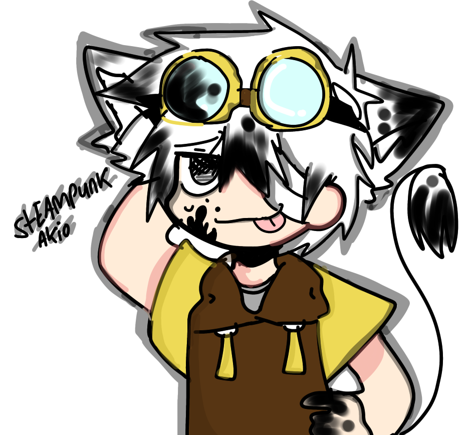 steampunk akio!! - ibisPaint