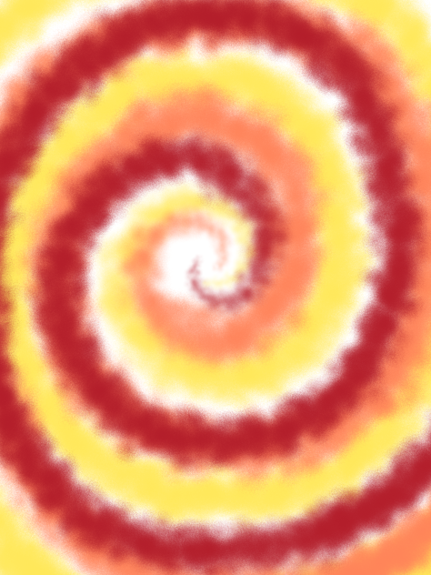 Tie n Dye Spiral Red - ibisPaint