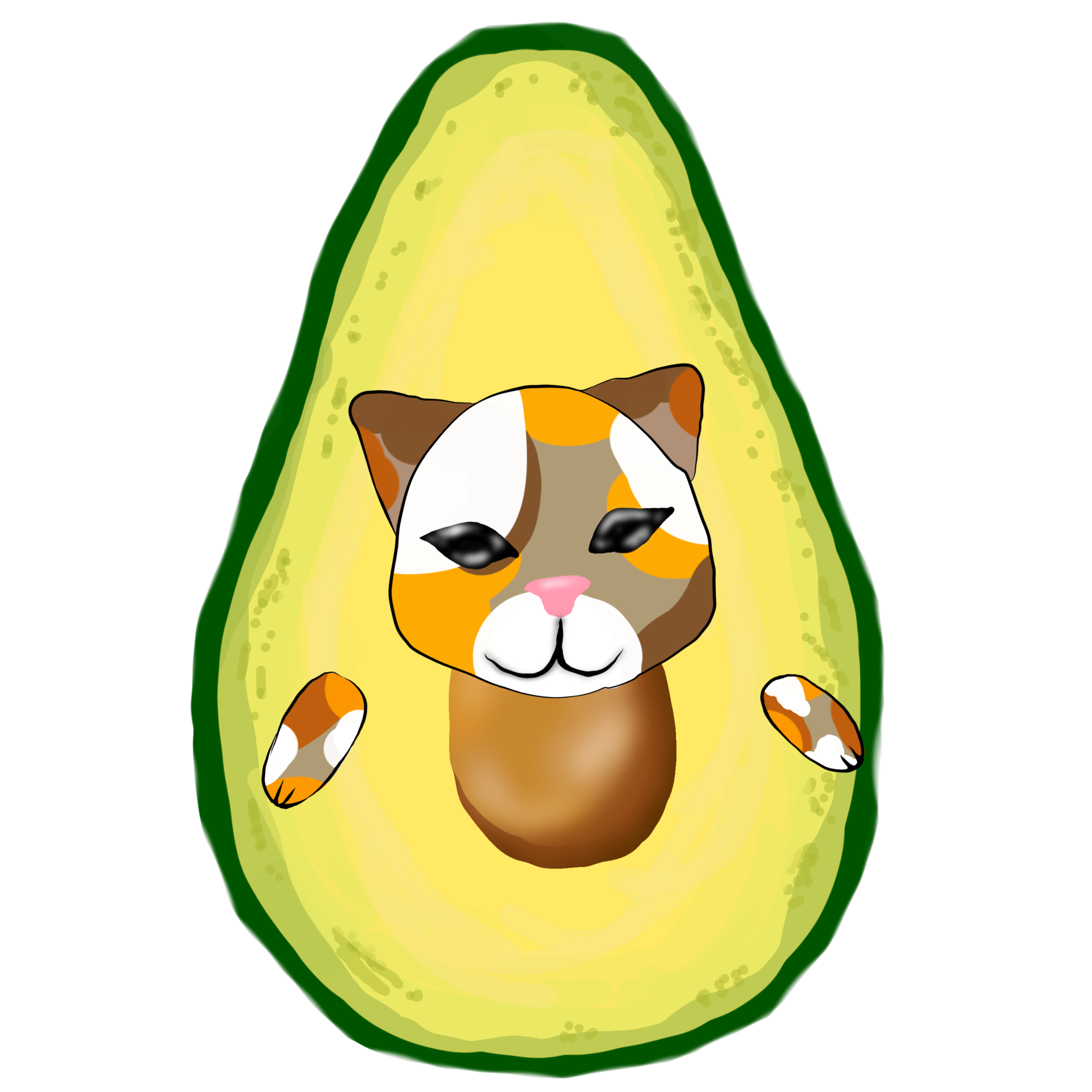 Michi Aguacate - ibisPaint
