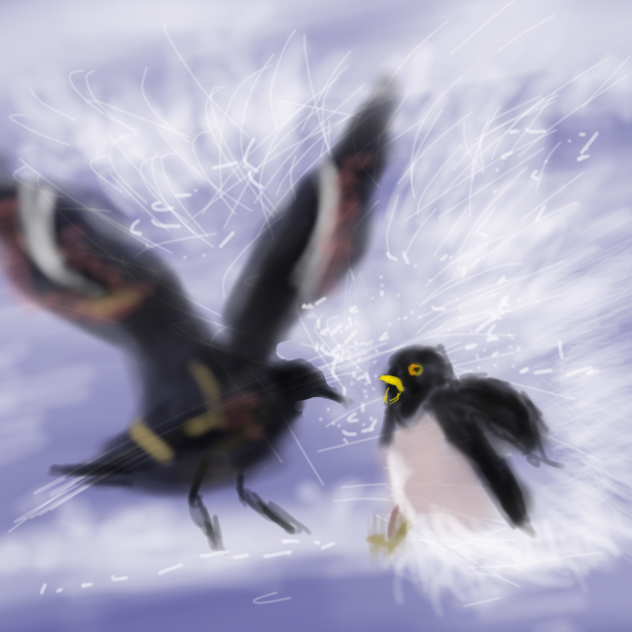 Penguin VS Bird - ibisPaint