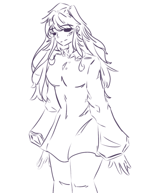Simple Line Art Lol 🗿👍 - ibisPaint