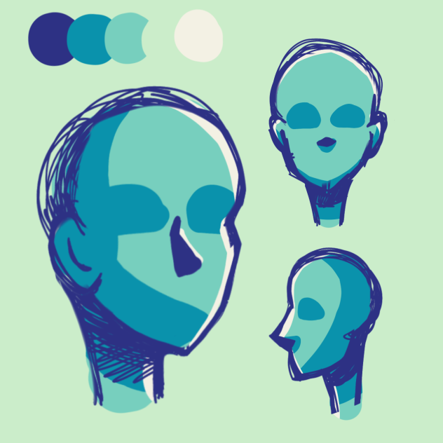 head studies - ibisPaint