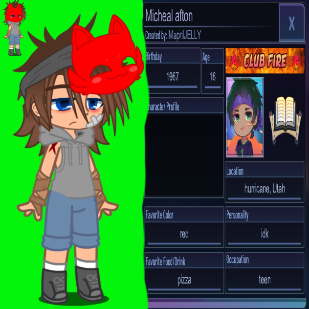 Micheal afton oc - ibisPaint