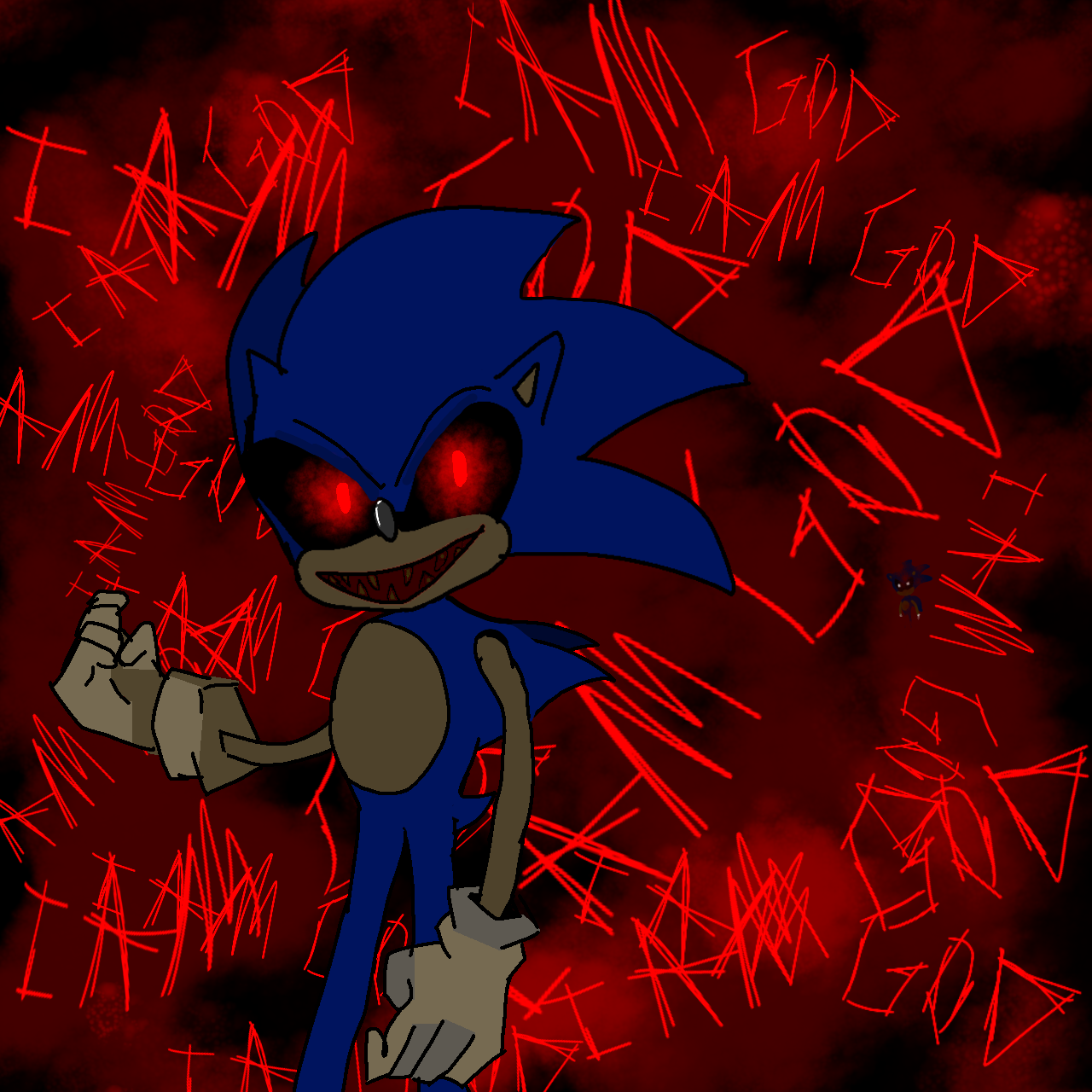 sonic. exe - ibisPaint