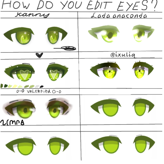 How do you draw eyes - ibisPaint