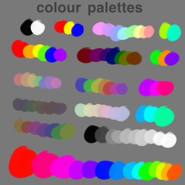 some random colour pallets - ibisPaint