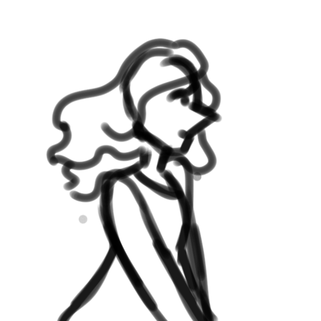 Hair animation - ibisPaint