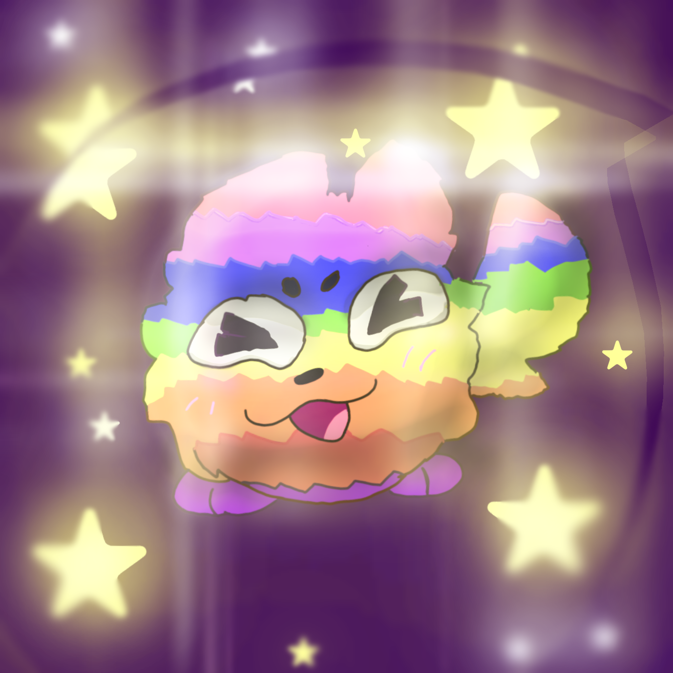 Rainbow ball - ibisPaint