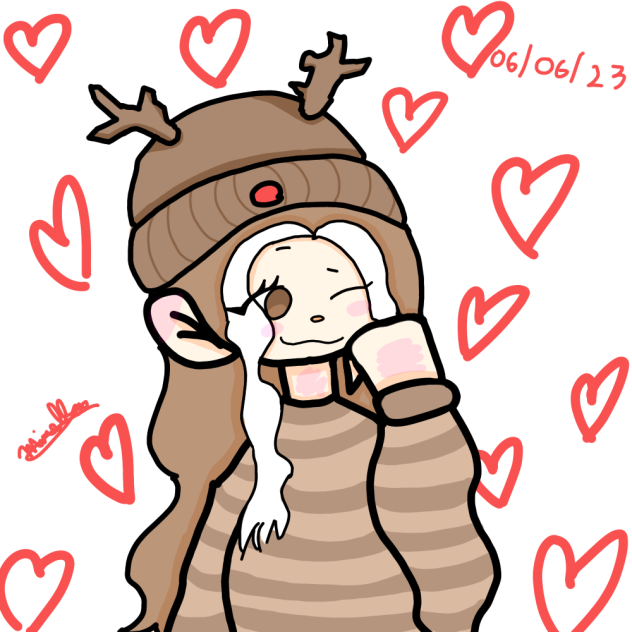 A winter day with our friend Luna! - ibisPaint