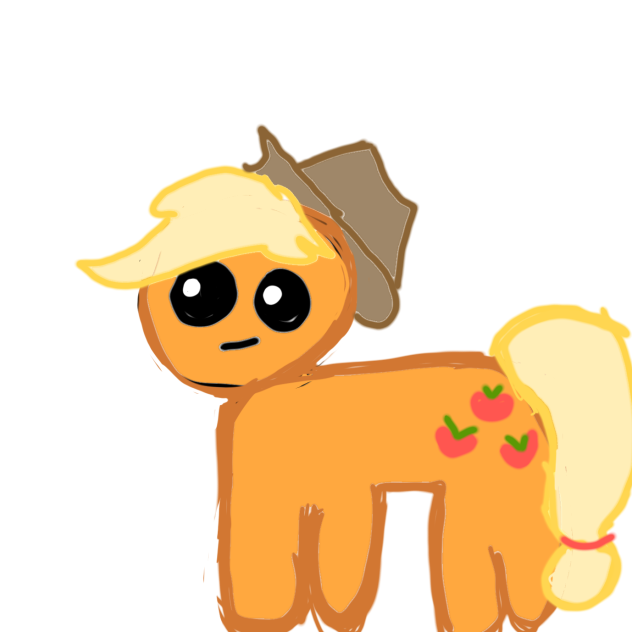 Applejack Autism Creature - ibisPaint