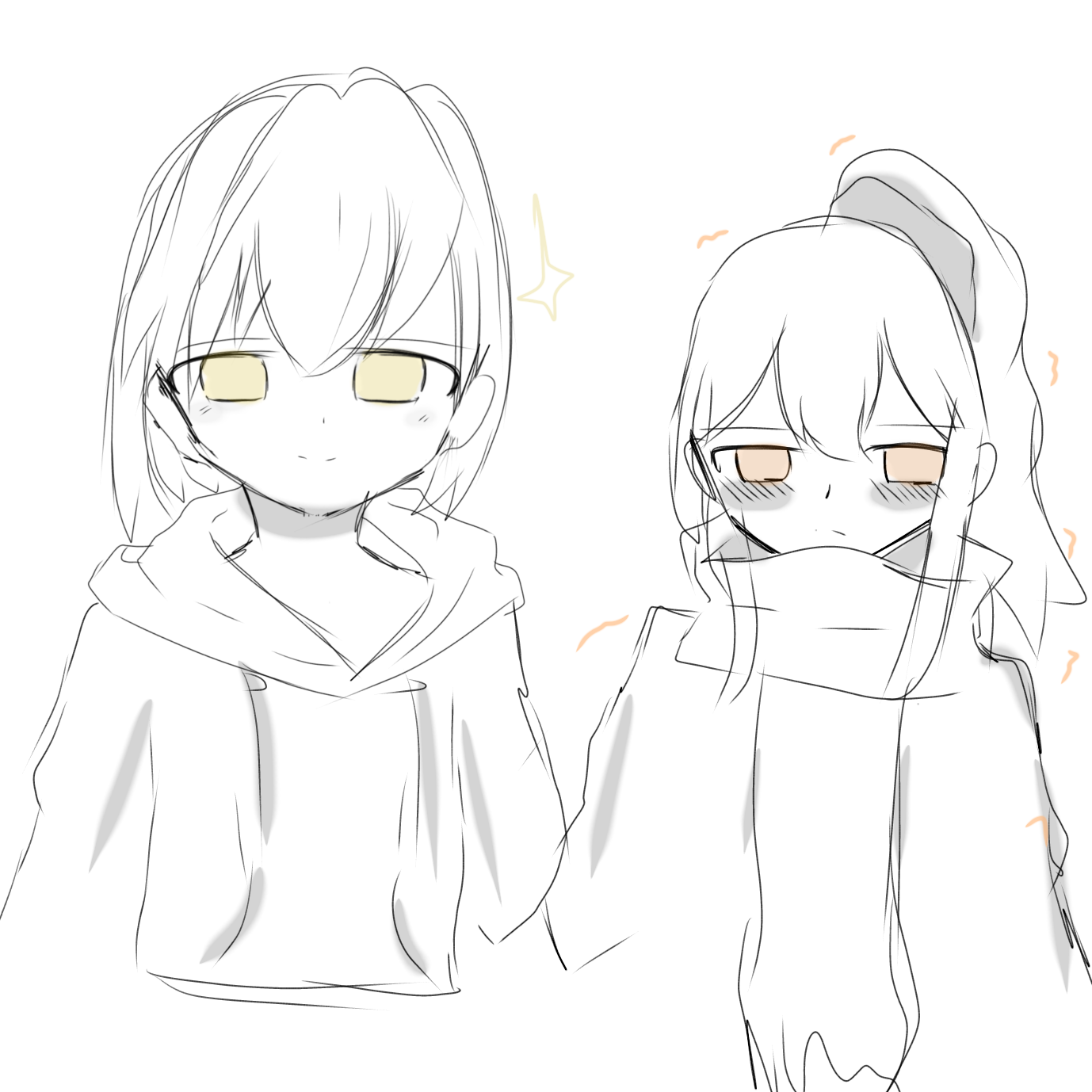 Holding hands - ibisPaint