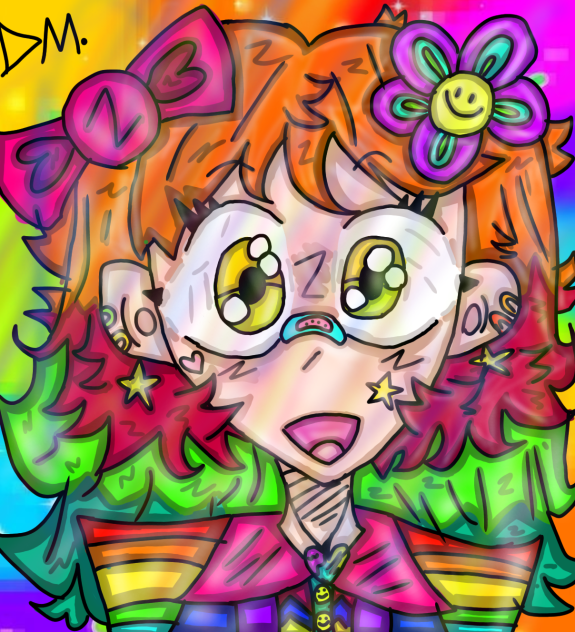 Kidcore girl👽 💅 🧡💛💚💙💜 - ibisPaint
