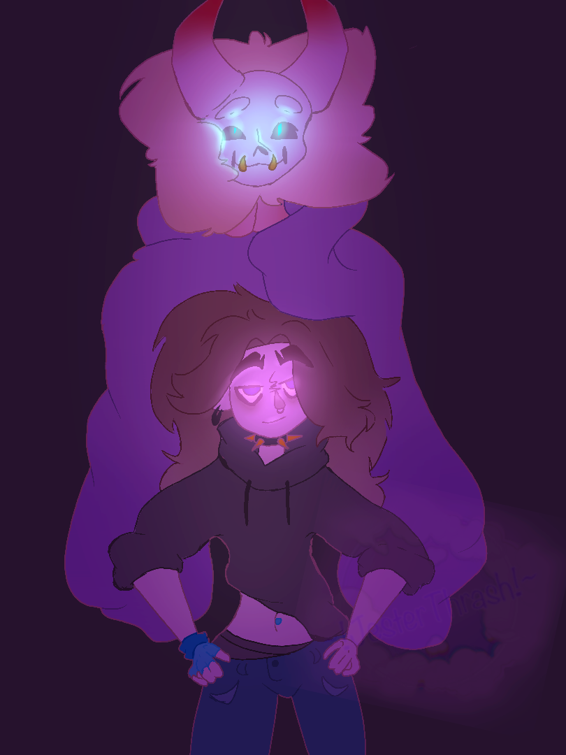 August and Cynder - ibisPaint