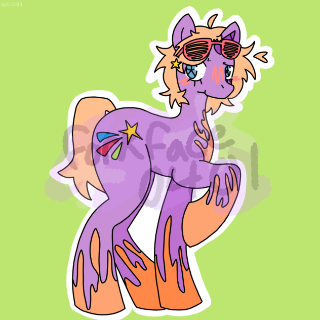 old ponysona thing - ibisPaint
