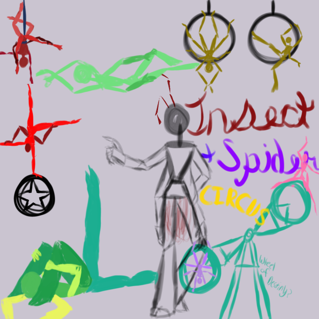 Insect and Spider Circus poses - ibisPaint