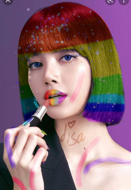 rainbow 🌈 lalisa - ibisPaint