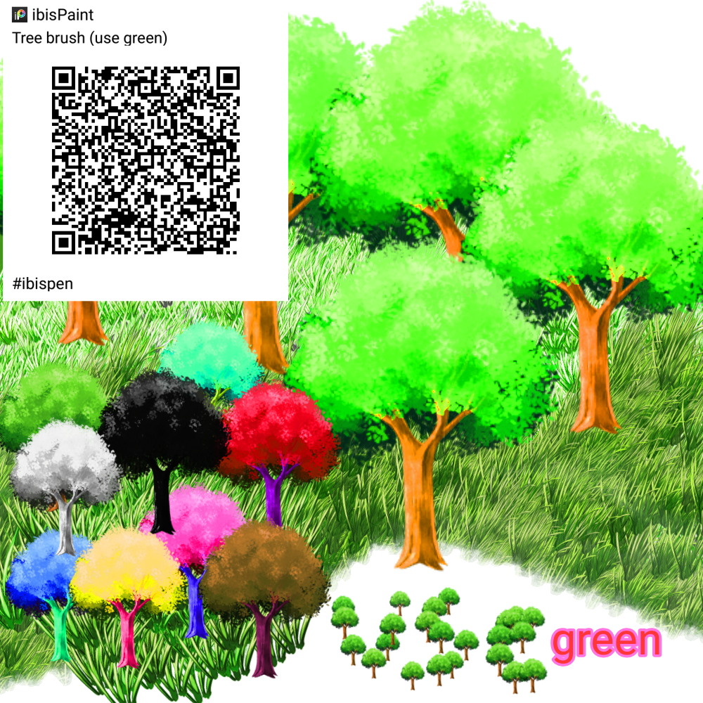 tree brush - ibisPaint