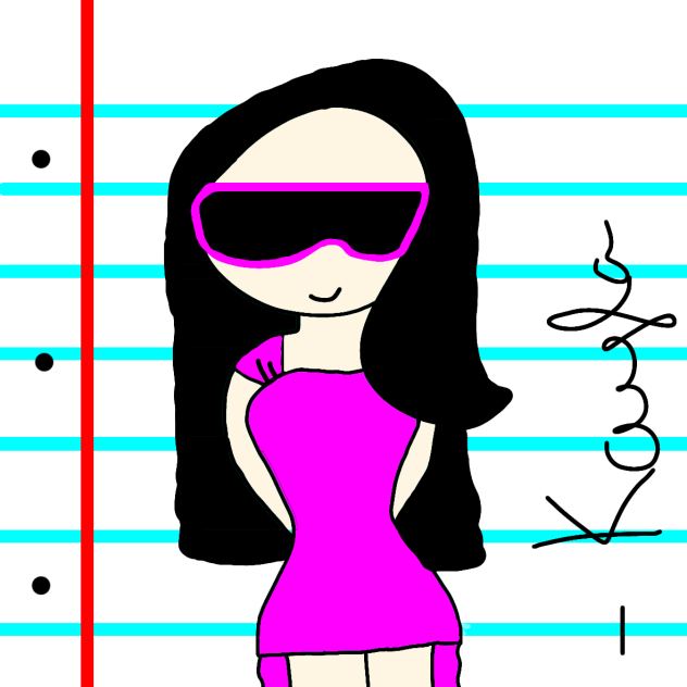 Prom Dress with Sunglasses - ibisPaint