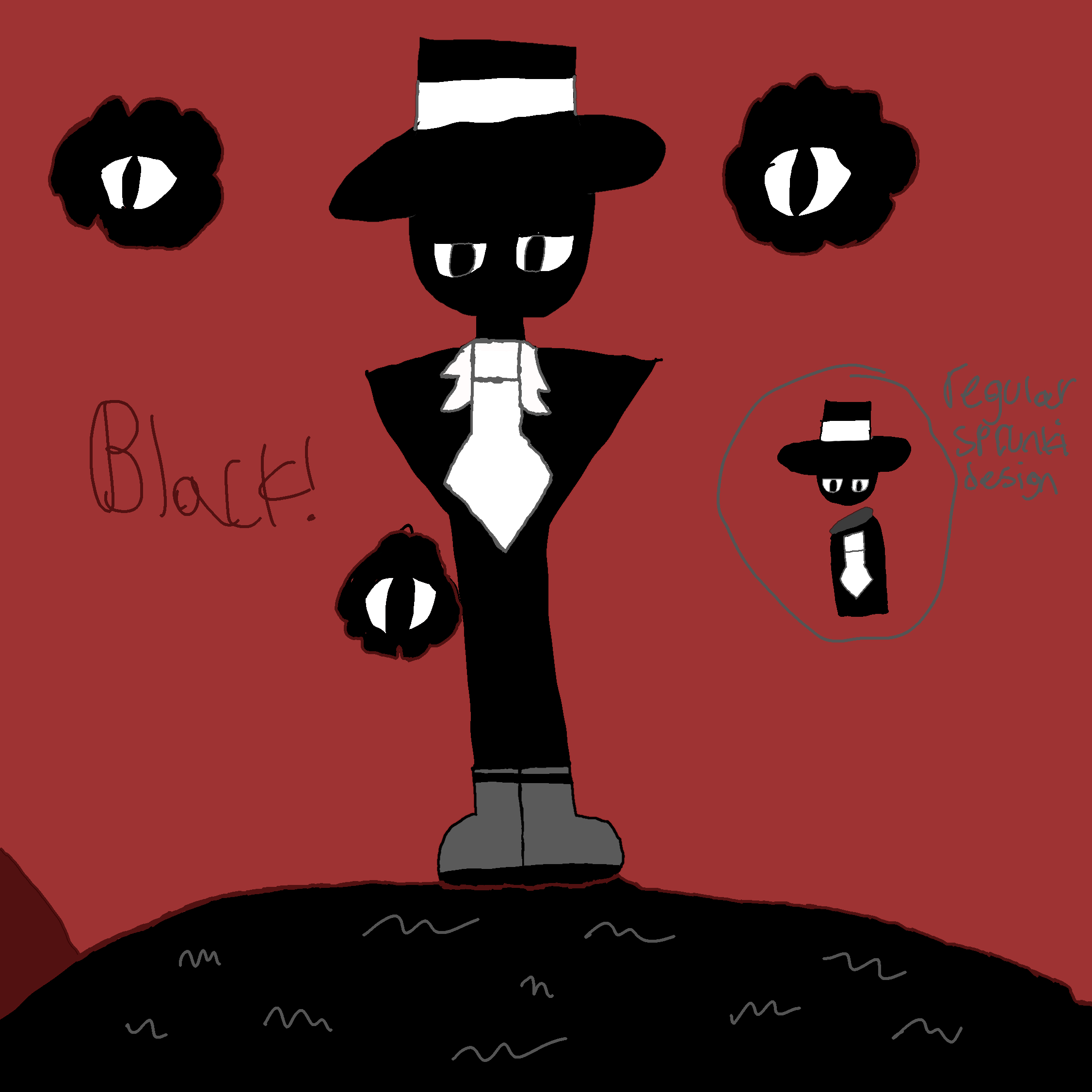 Black sprunki - ibisPaint