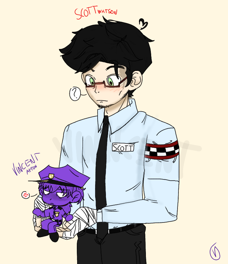 Phone Guy x Purple Guy - ibisPaint