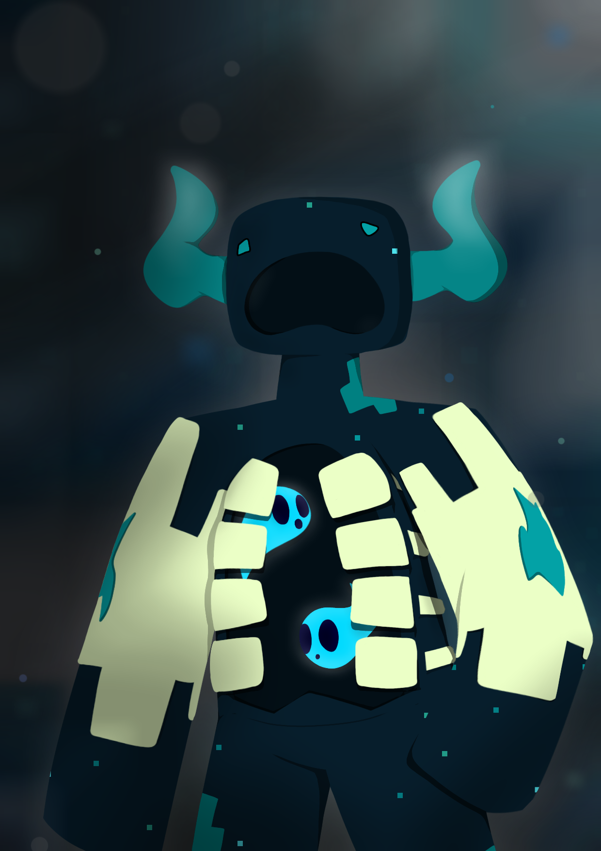 The Deep Dark Warden named Pam - ibisPaint