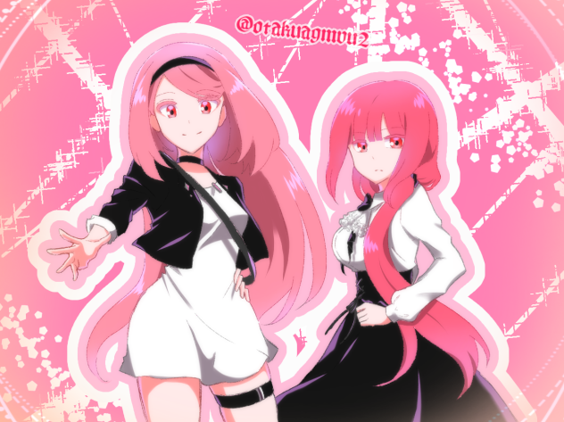 Two pair of siblings - ibisPaint