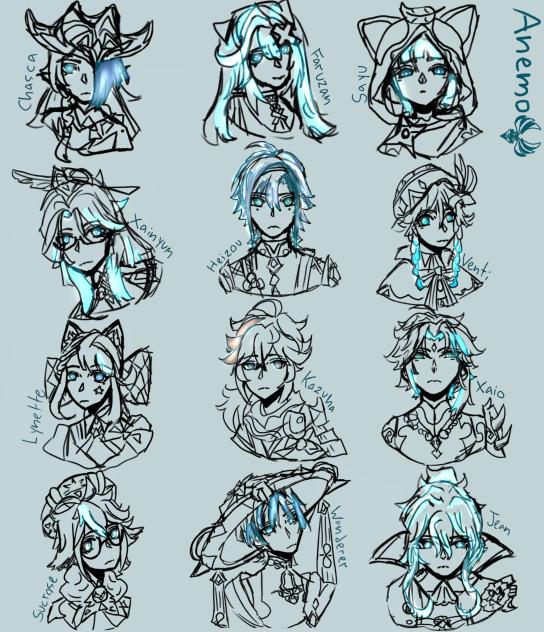 Anemo - Genshin Impact - ibisPaint