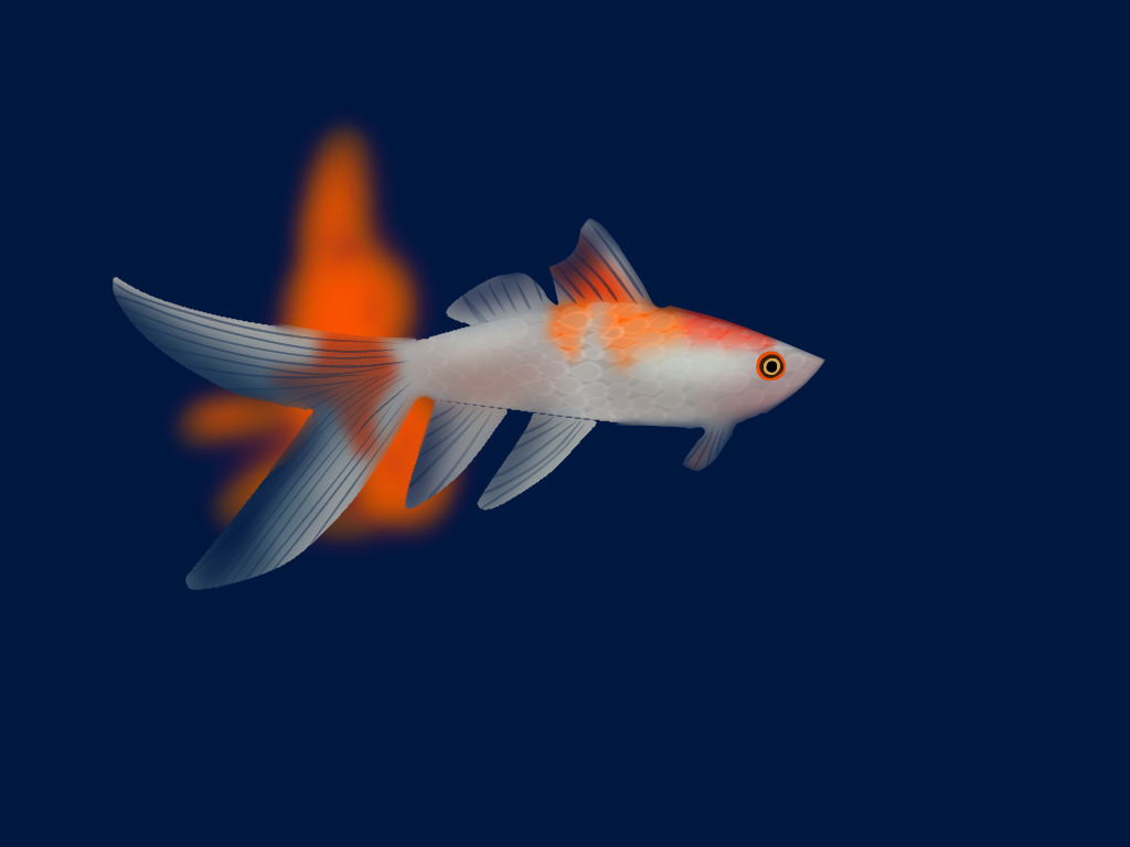 Comet goldfish - ibisPaint