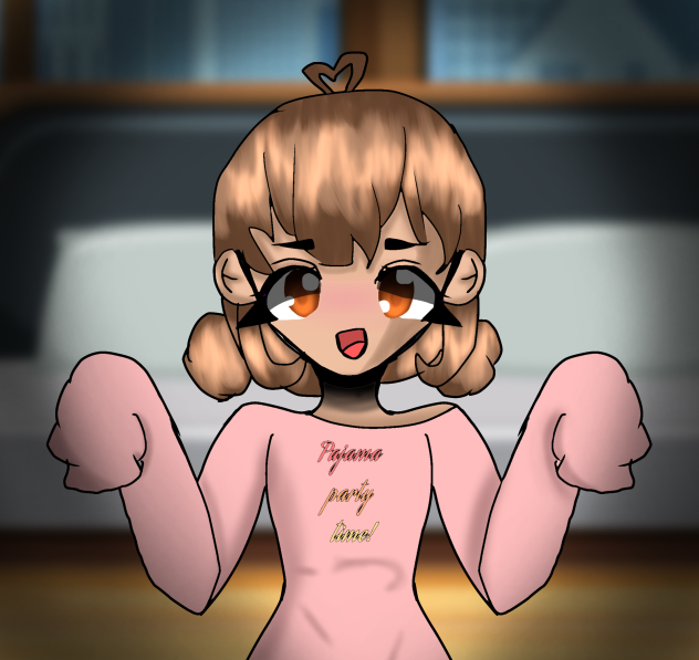 girl in pj's - ibisPaint