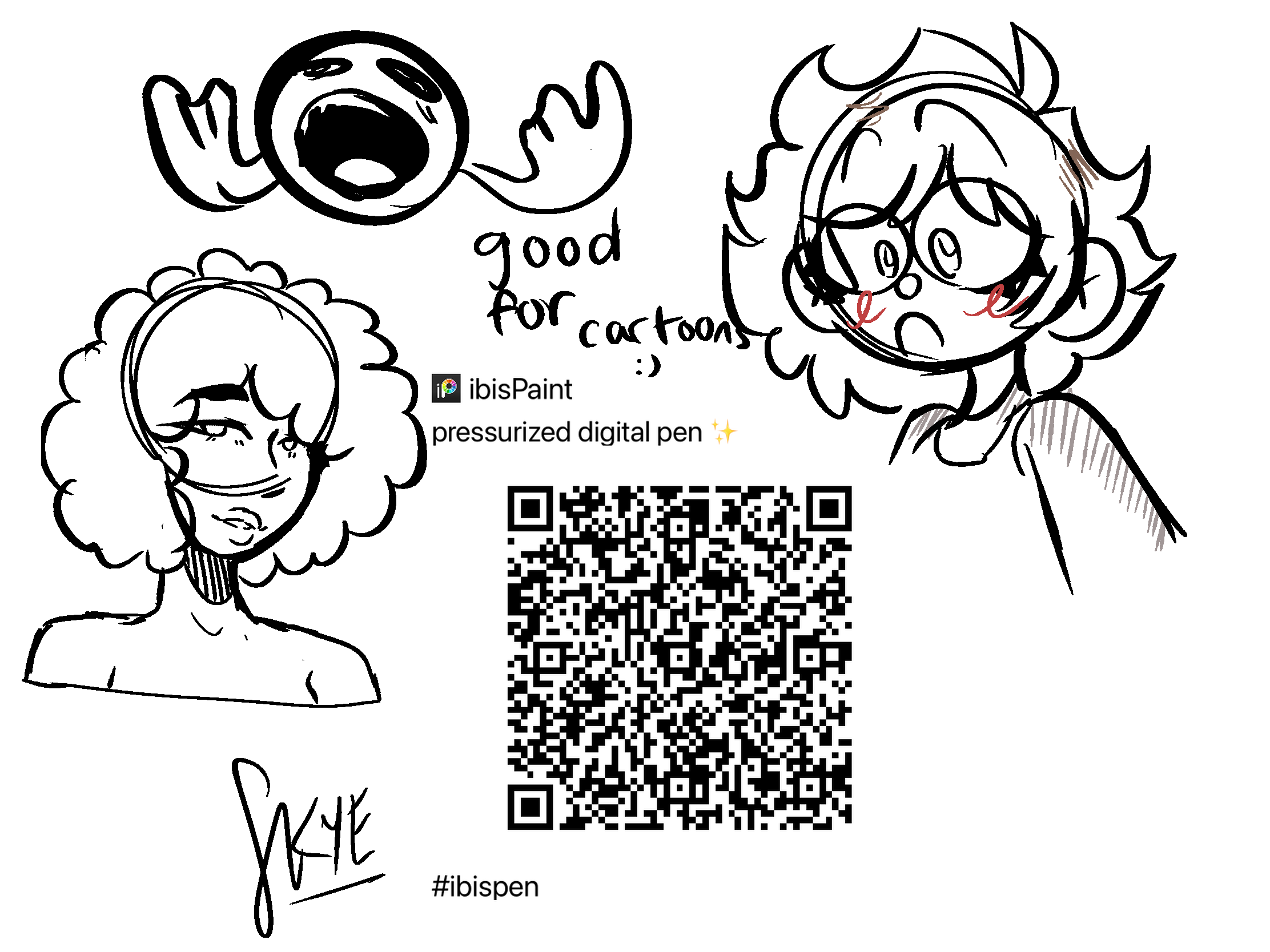 Pressure digital pen - ibisPaint